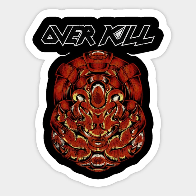 Overkill The Years of Decay - Thrash Metal - Sticker | TeePublic